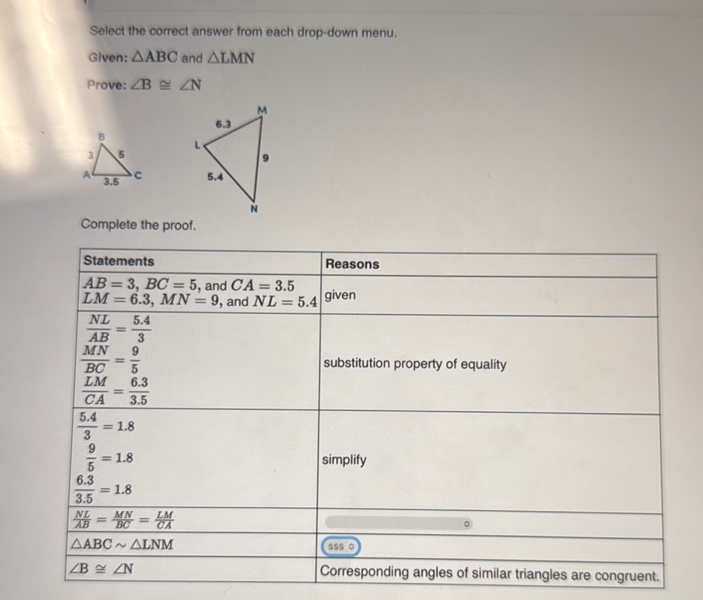Select the correct answer from each | StudyX