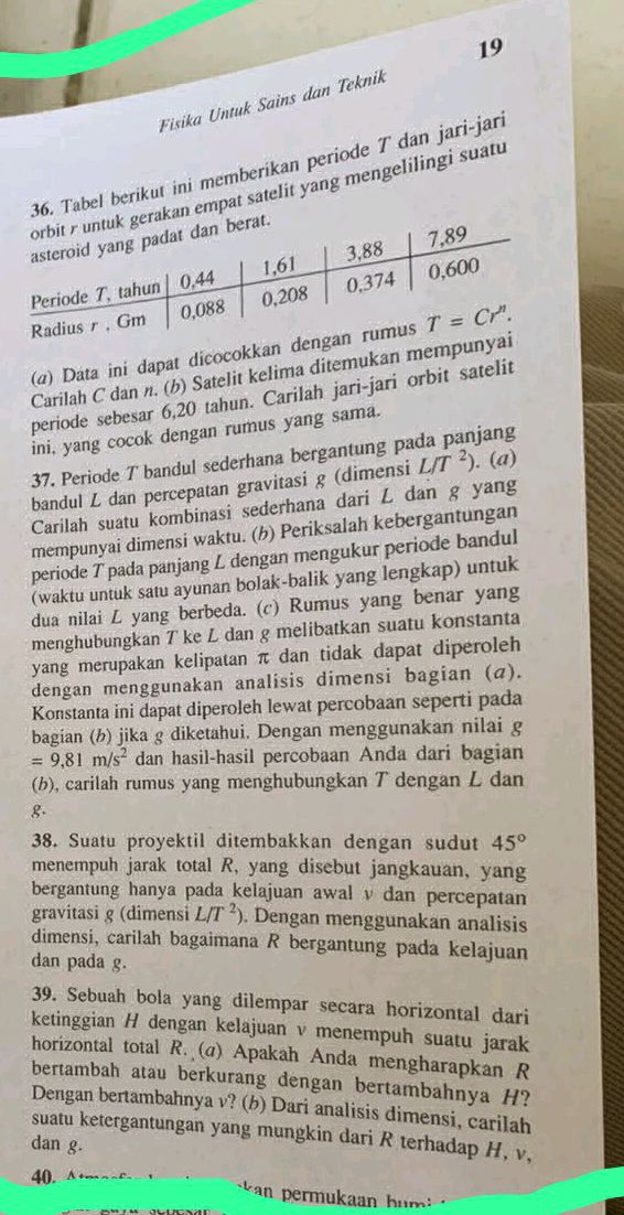 Fisika Untuk Sains dan Teknik 36. Tabel | StudyX