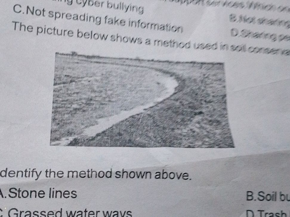 The picture below shows a method used in | StudyX