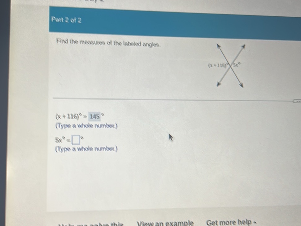 Find the measures of the labeled angles. | StudyX
