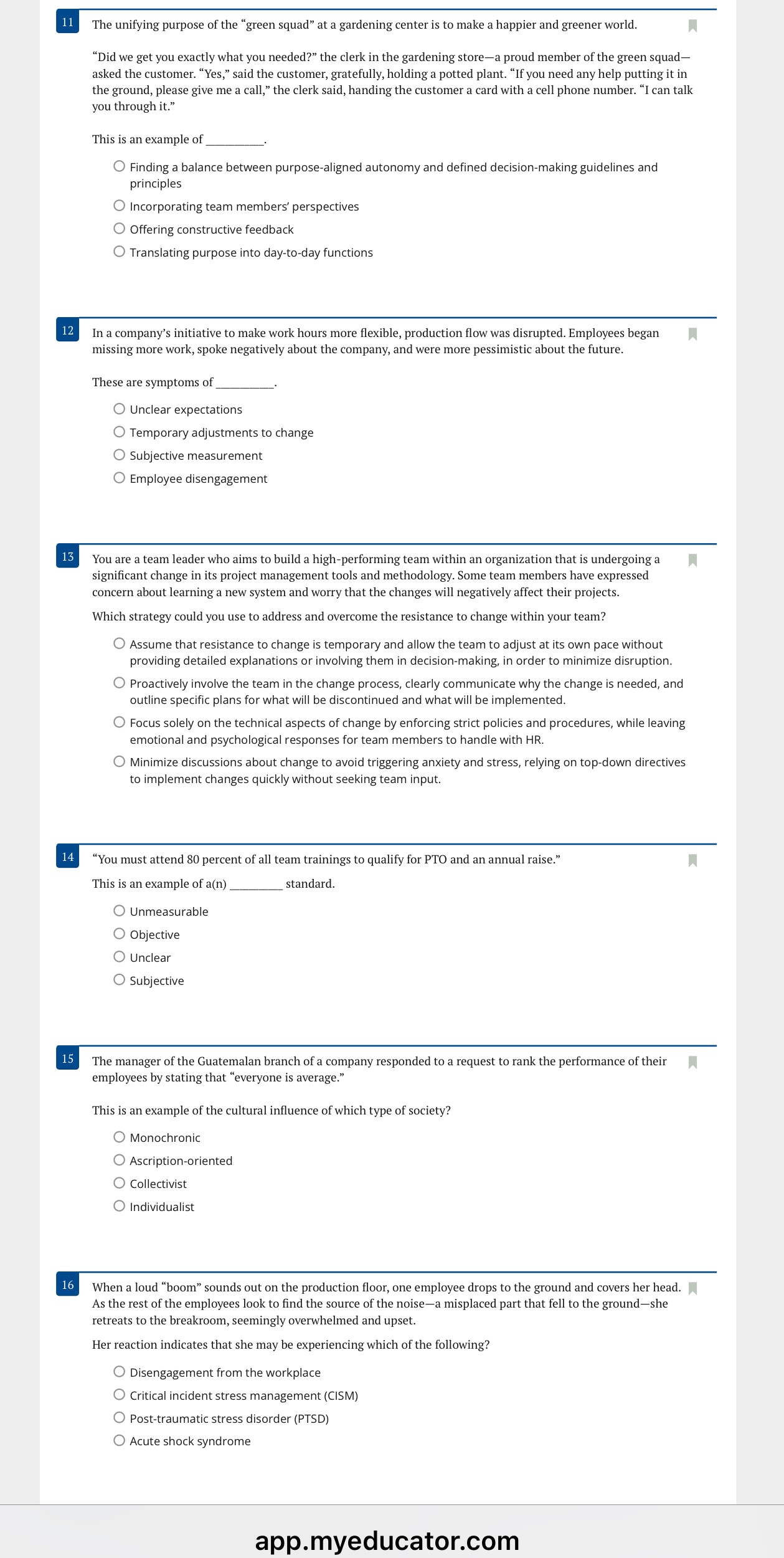 11 The unifying purpose of the "green squad" | StudyX