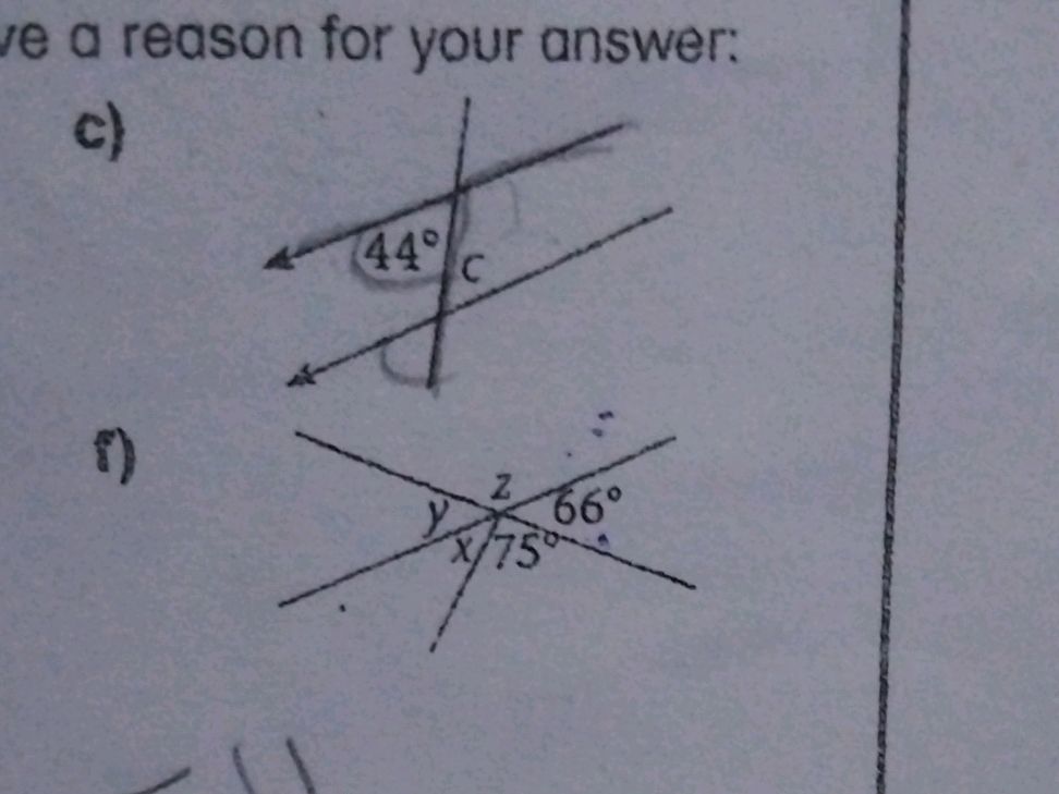 ve a reason for your answer: c) [Diagram | StudyX
