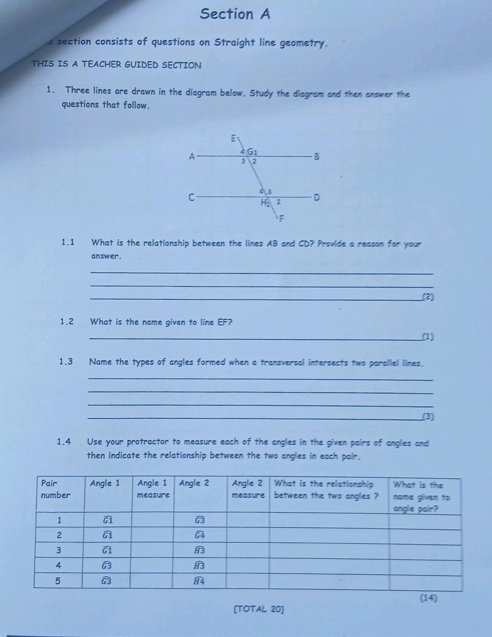 Section A section consists of questions on | StudyX