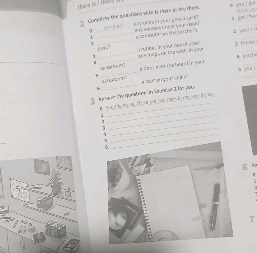 there is / there 2 Complete the questions | StudyX