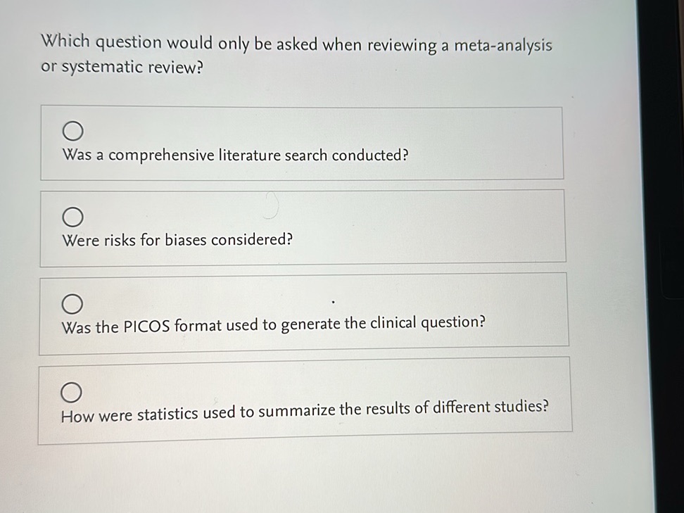 Which question would only be asked when | StudyX