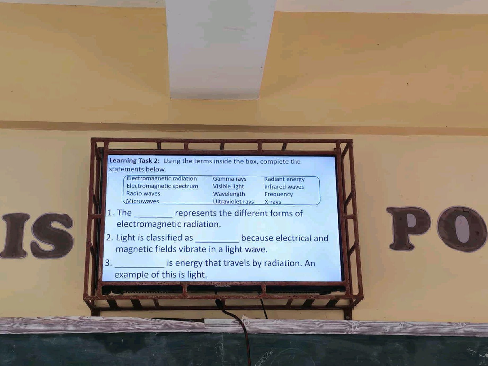 Learning Task 2: Using the terms inside the | StudyX