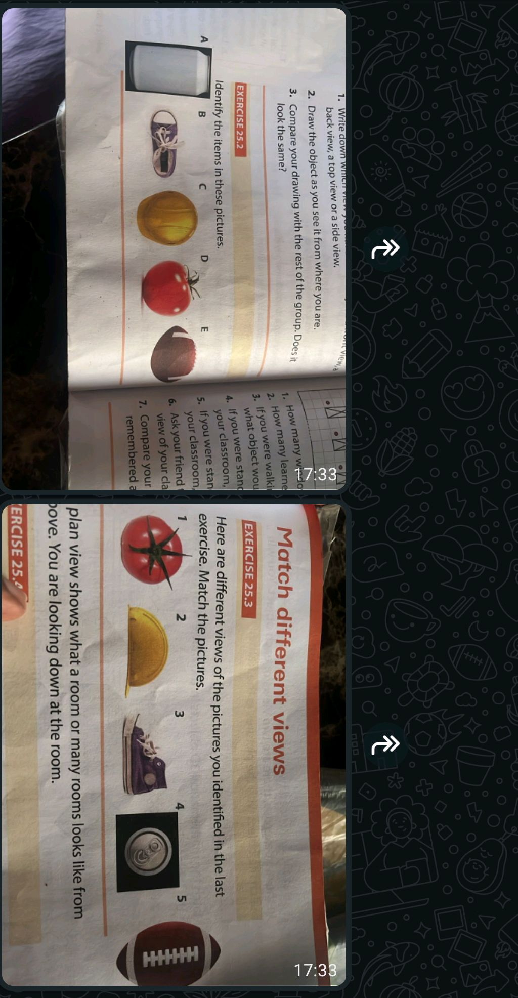 EXERCISE 25.2 Identify the items in these | StudyX