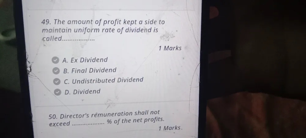49 The amount of profit kept a side to | StudyX