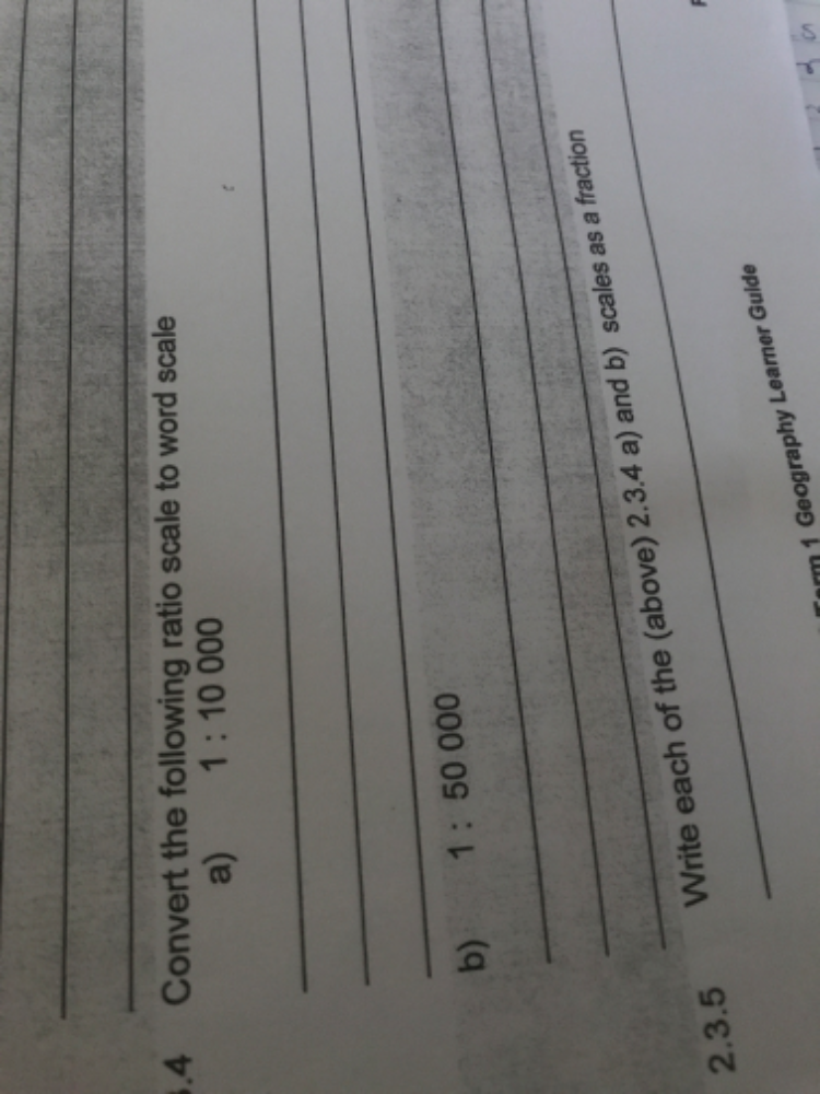 54 Convert the following ratio scale to word | StudyX