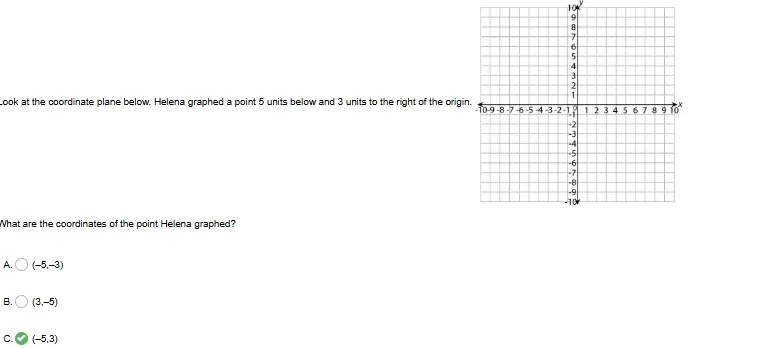 Look at the coordinate plane below Helena | StudyX
