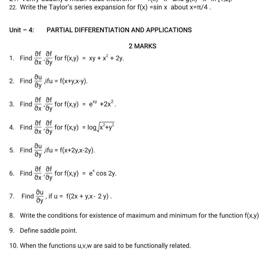 22 Write the Taylors series expansion for | StudyX