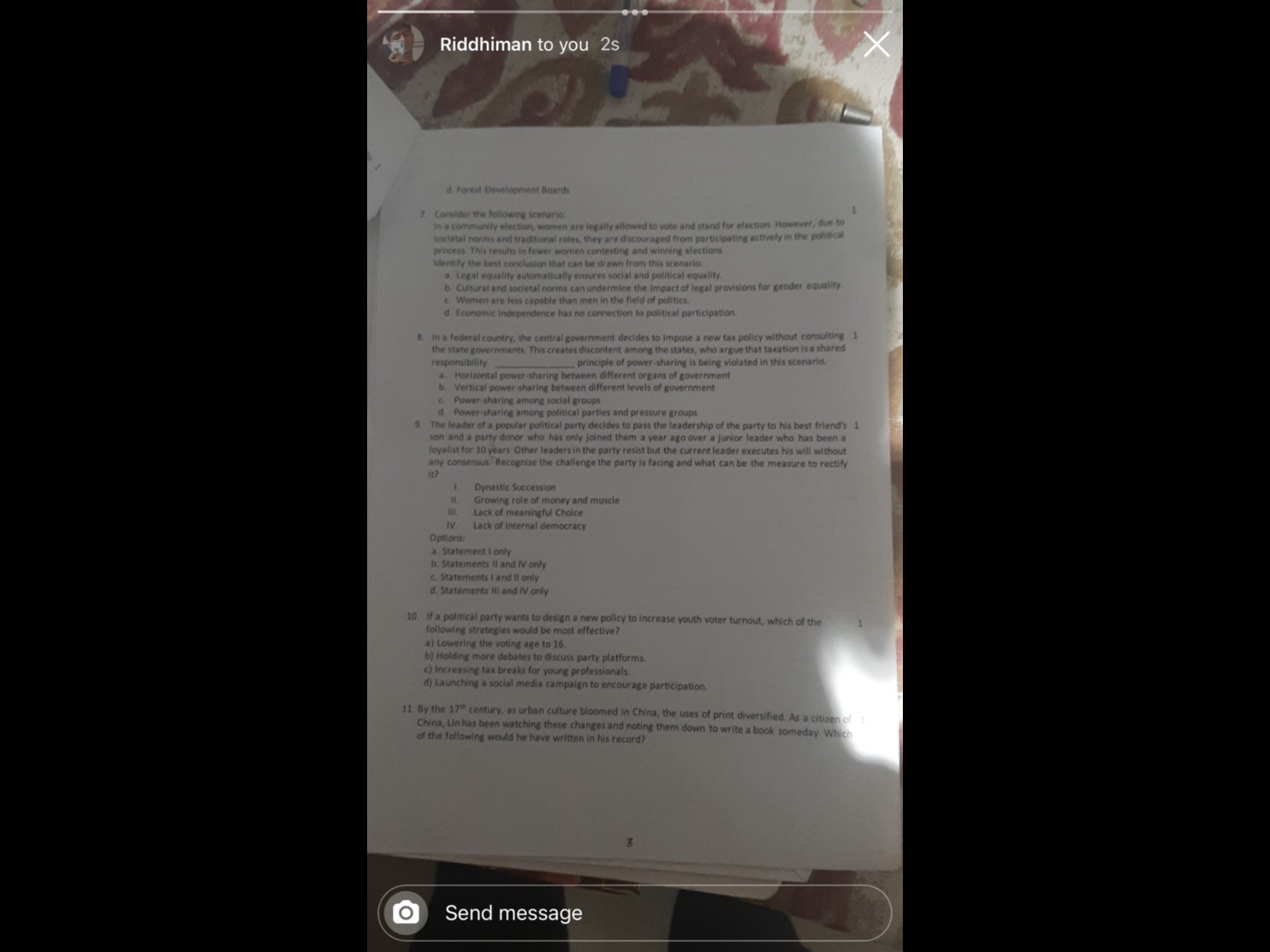 7 Consider the following scenarioIn a | StudyX