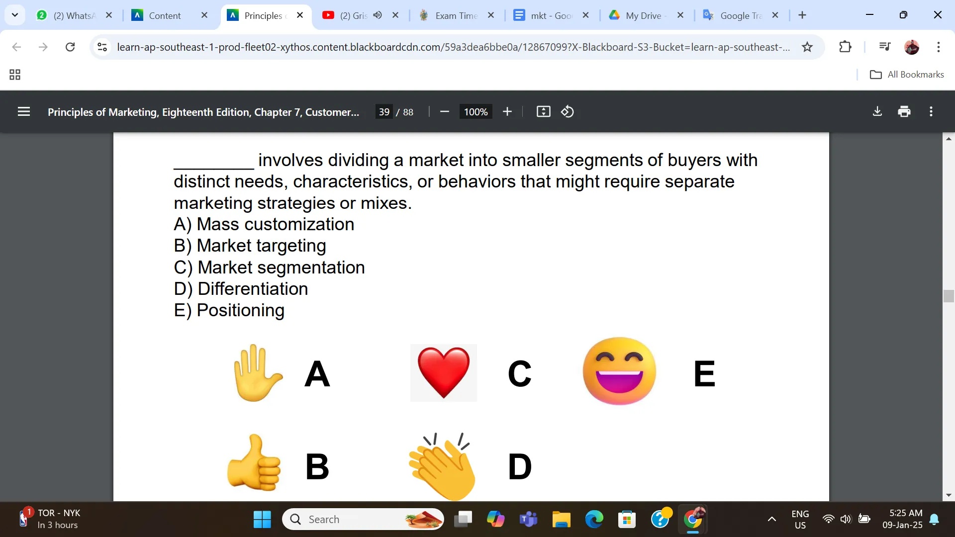involves dividing a market into smaller | StudyX