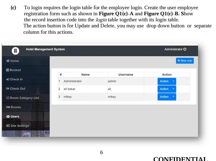 (c) To login requires the login table for | StudyX