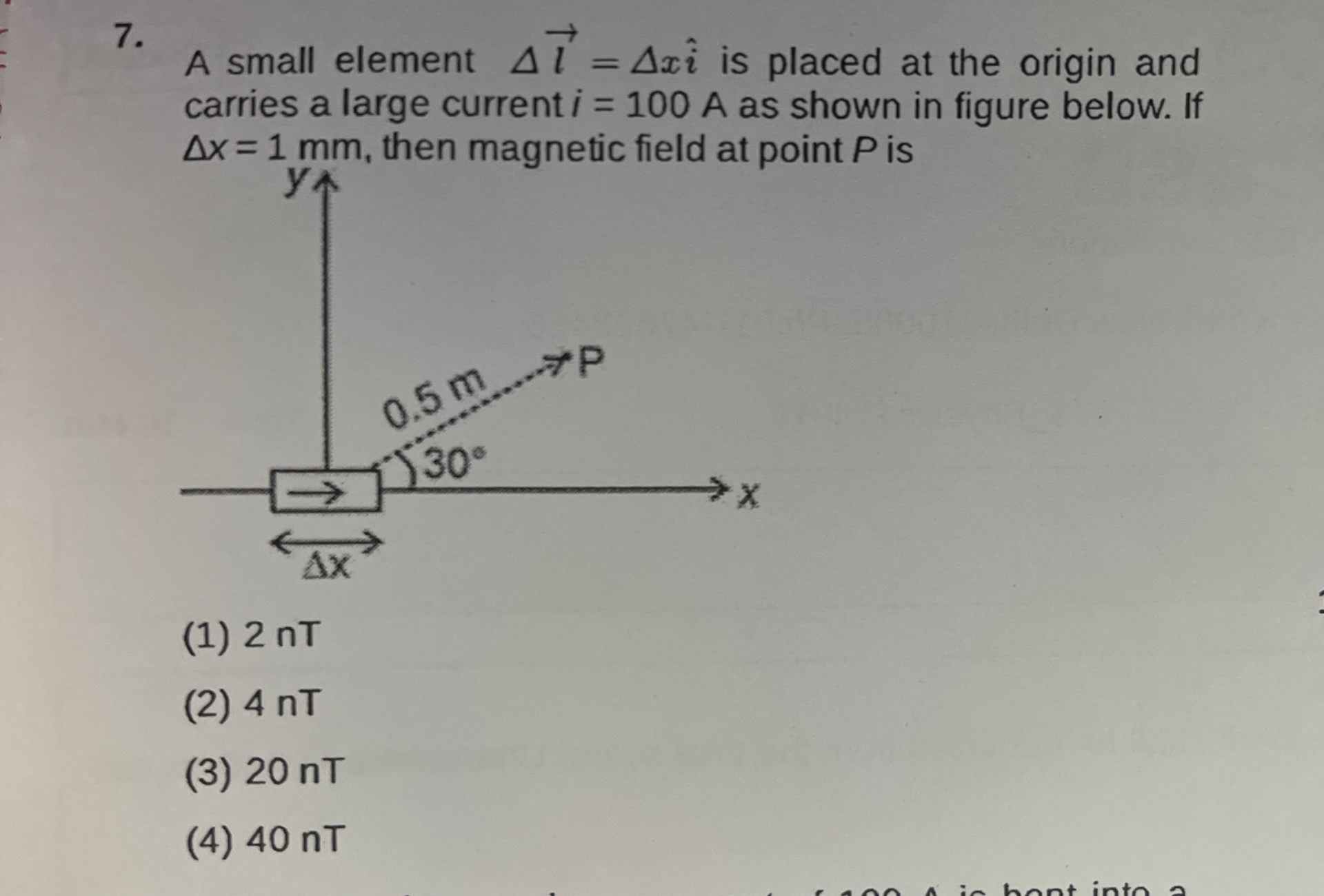 7 A small element vecl = x i is placed | StudyX