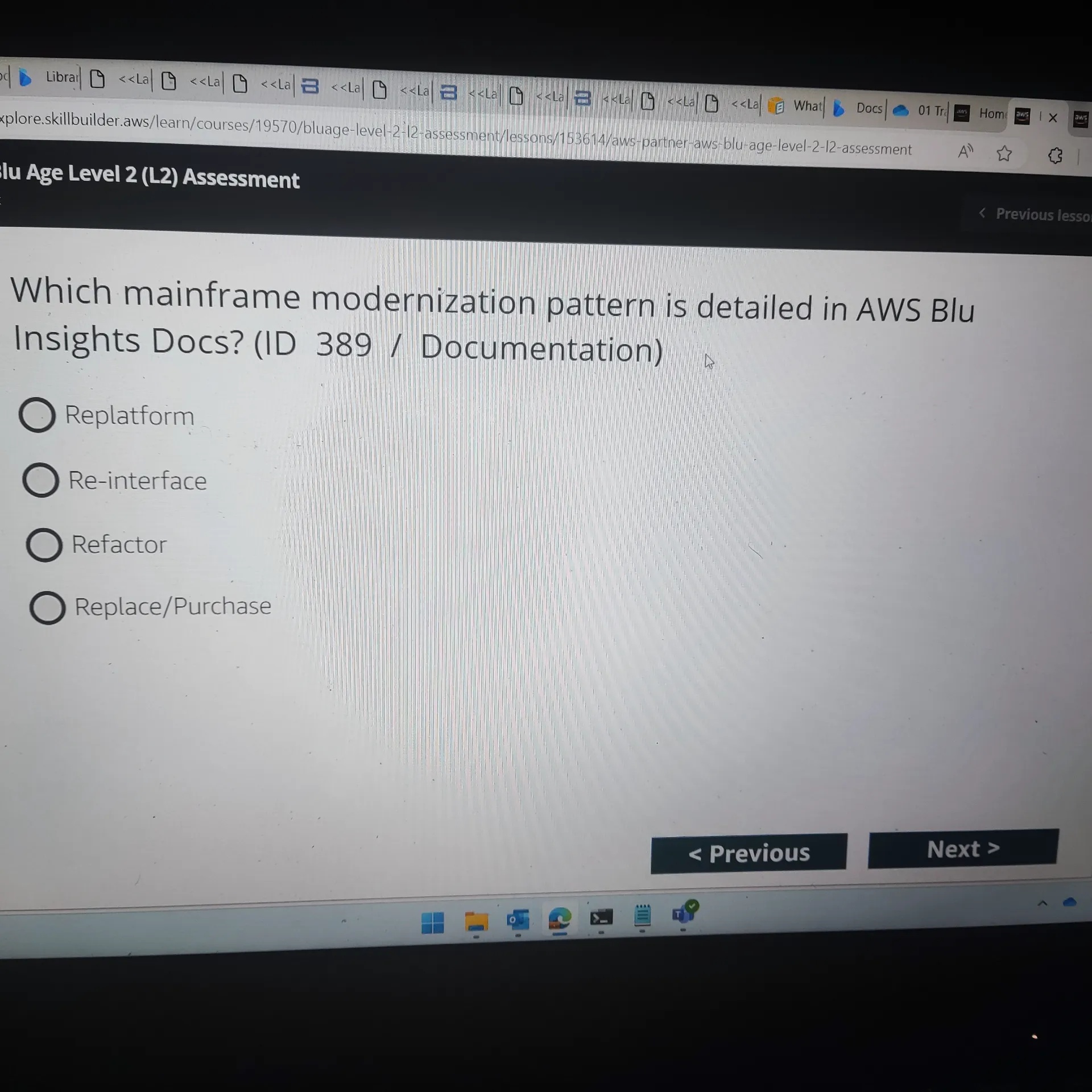 Which mainframe modernization pattern is | StudyX