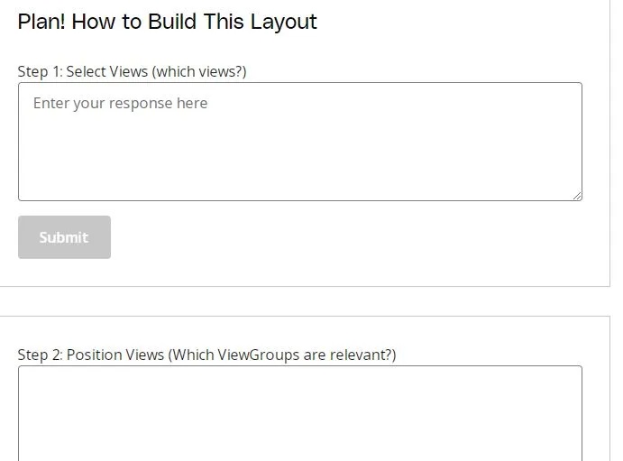 Plan How to Build This Layout Step 1 Select | StudyX