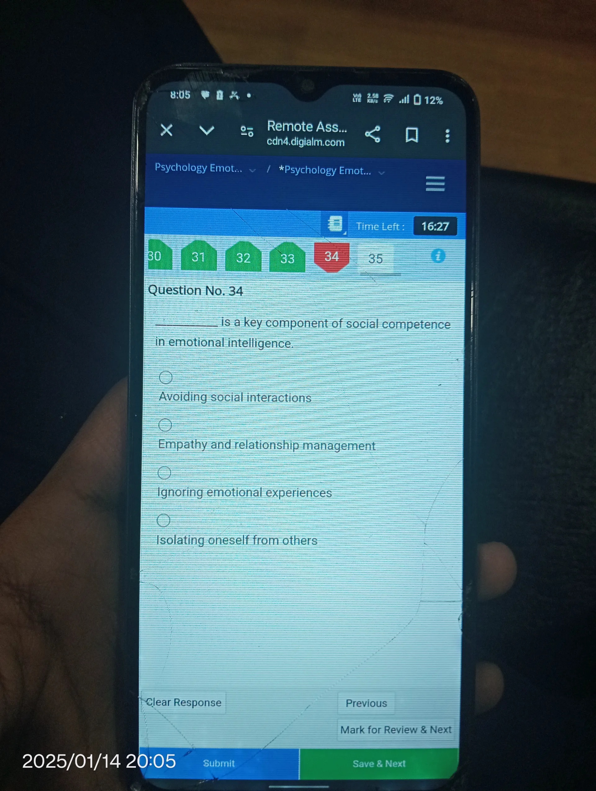 Question No 34 is a key component of social | StudyX