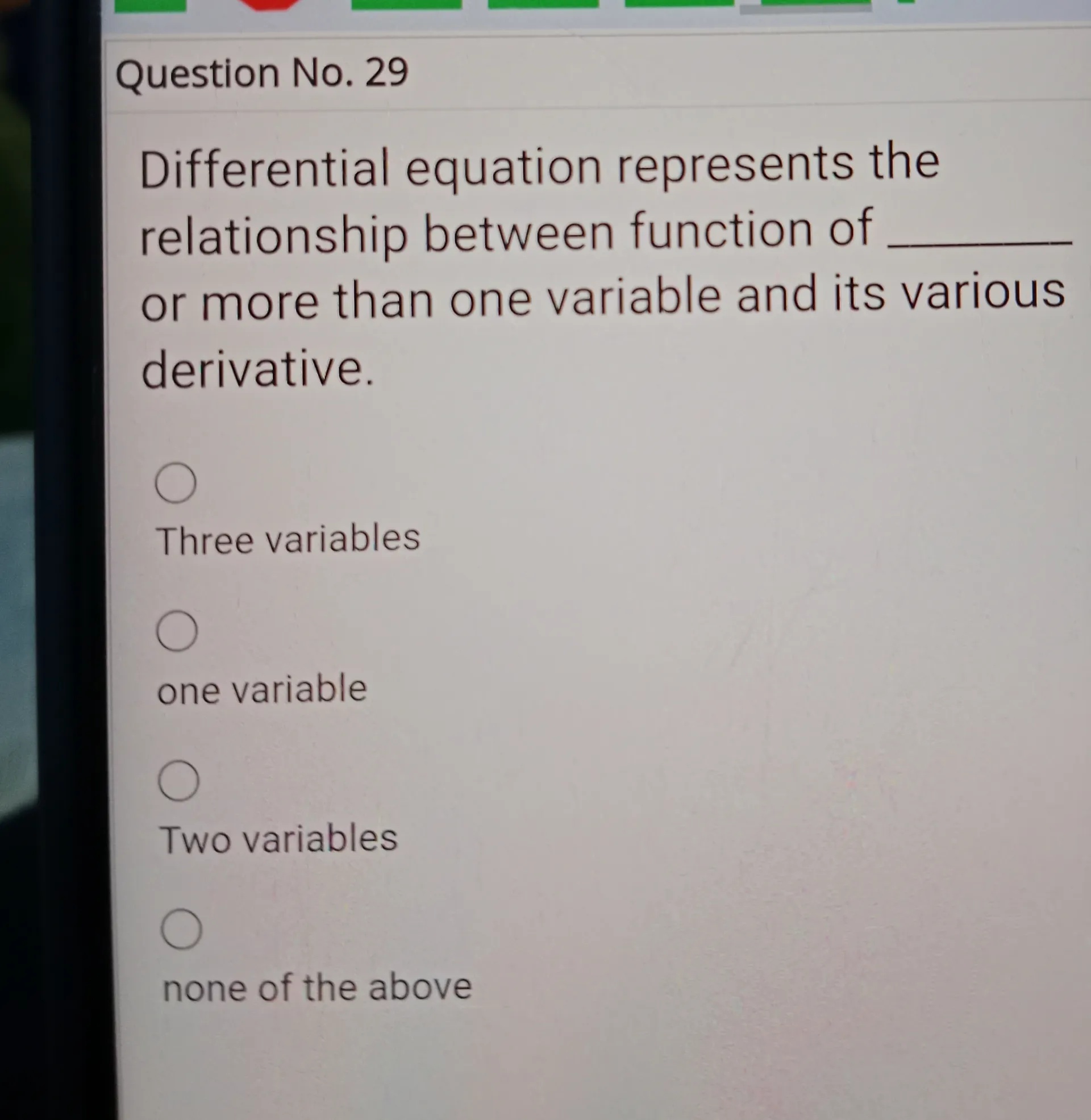 Question No 29 Differential equation | StudyX