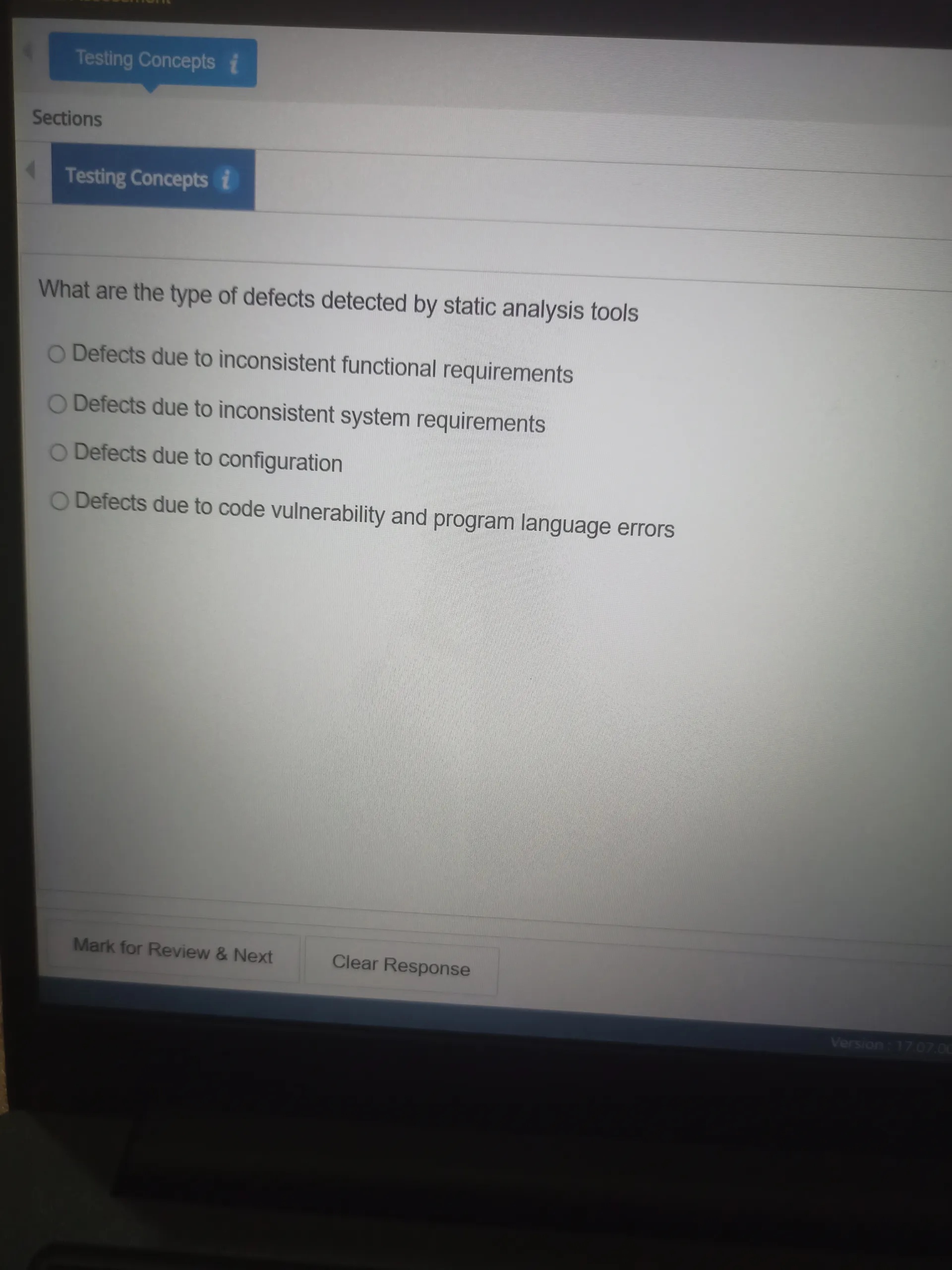 What are the type of defects detected by | StudyX