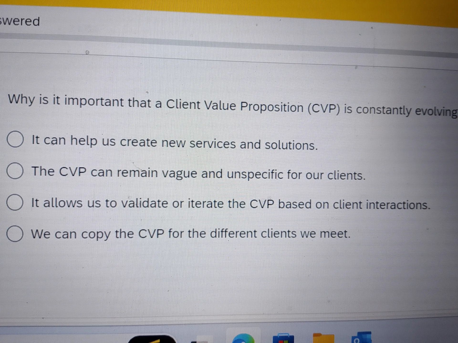 Why is it important that a Client Value | StudyX