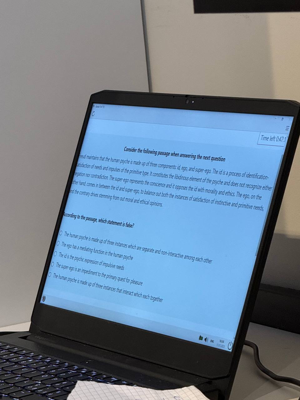Freud maintains that the human psyche is | StudyX