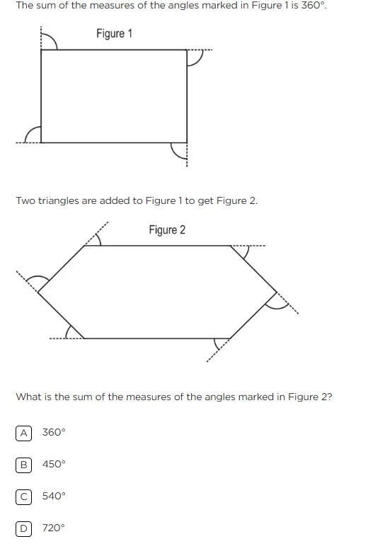 The sum of the measures of the angles marked | StudyX