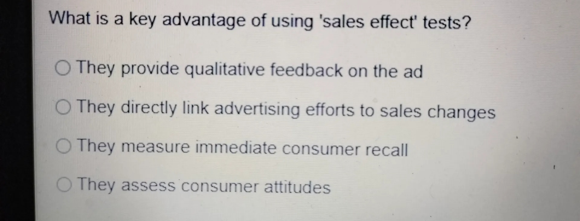 What is a key advantage of using sales | StudyX