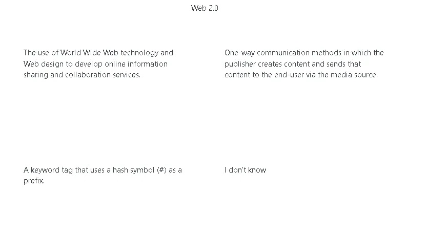 Web 20 The use of World Wide Web technology | StudyX
