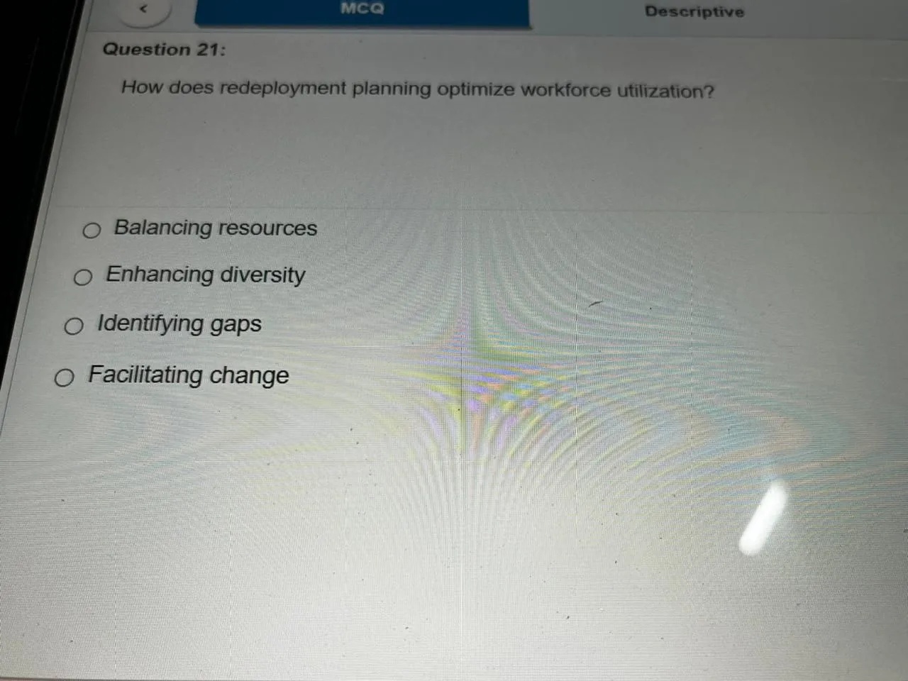 Question 21 How does redeployment planning | StudyX