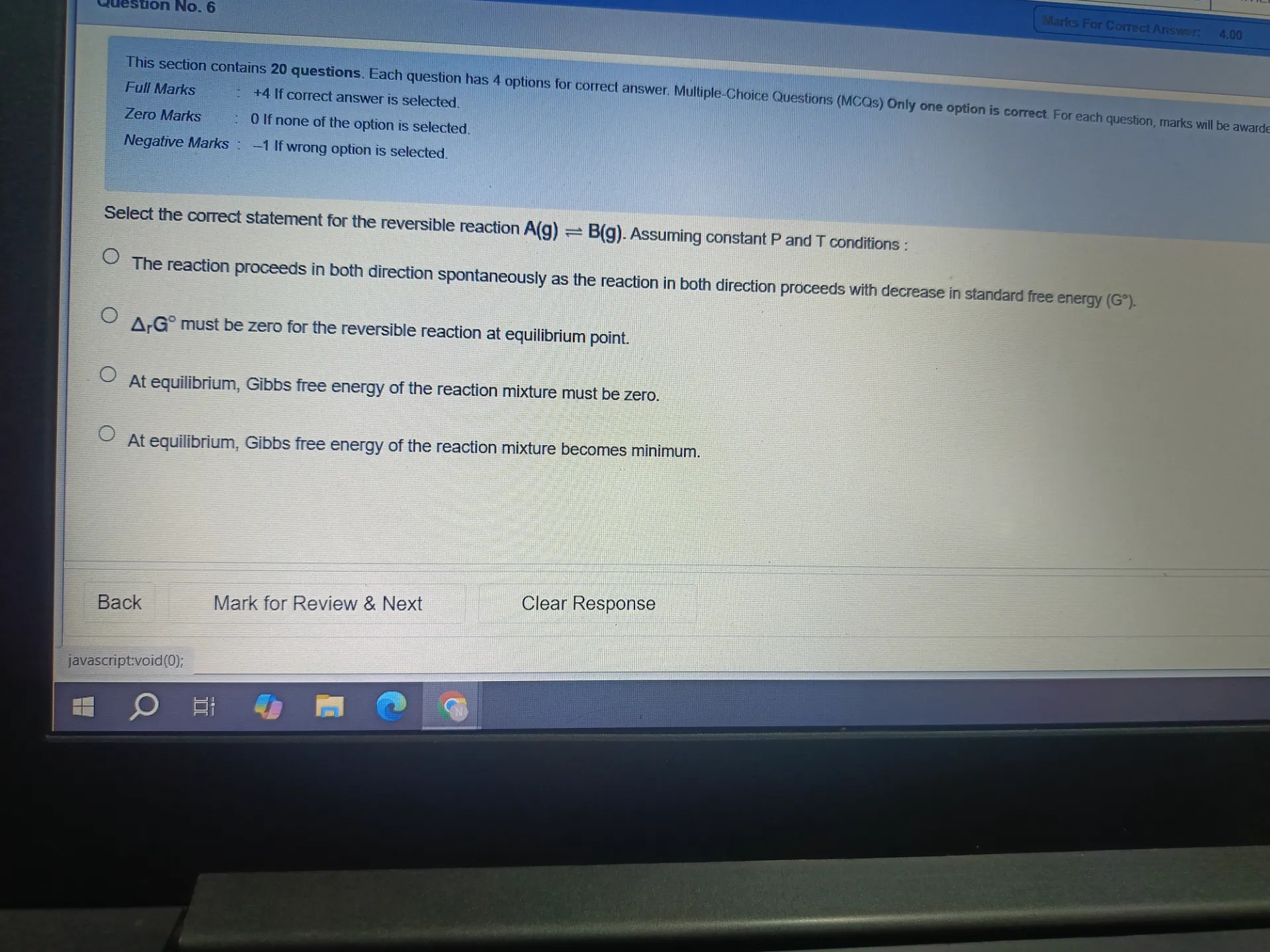 Select the correct statement for the | StudyX