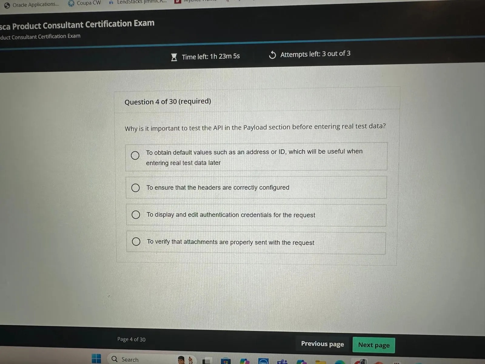 Question 4 of 30 (required) Why is it | StudyX