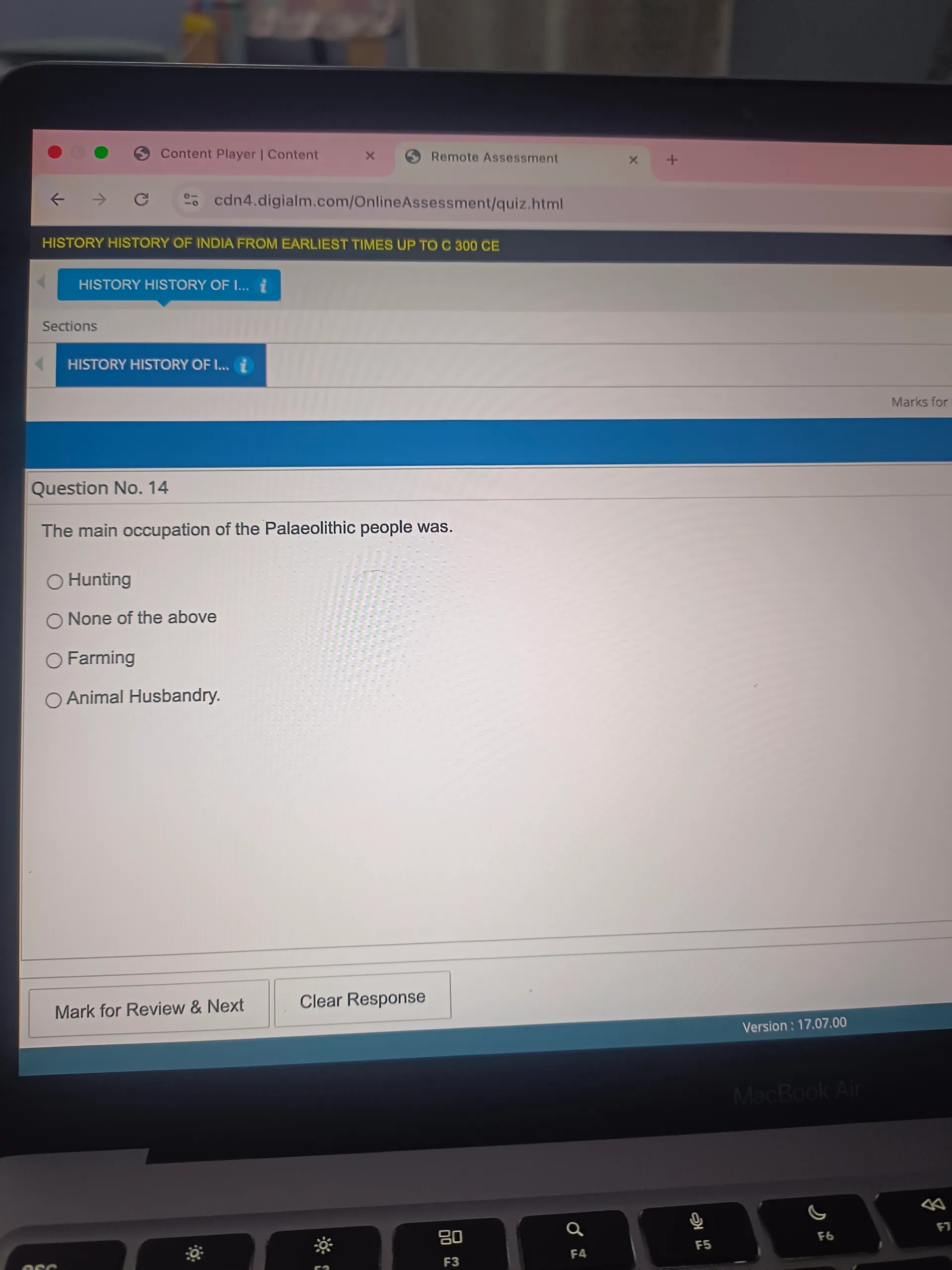 Question No 14 The main occupation of the | StudyX