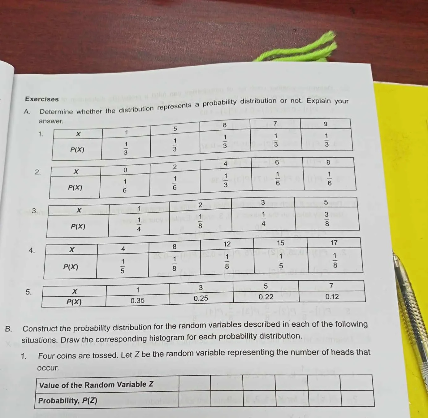 Exercises A Determine whether the | StudyX