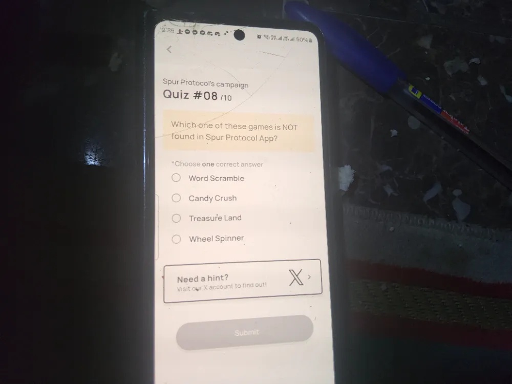 Spur Protocols campaign Quiz 08/10 Which one