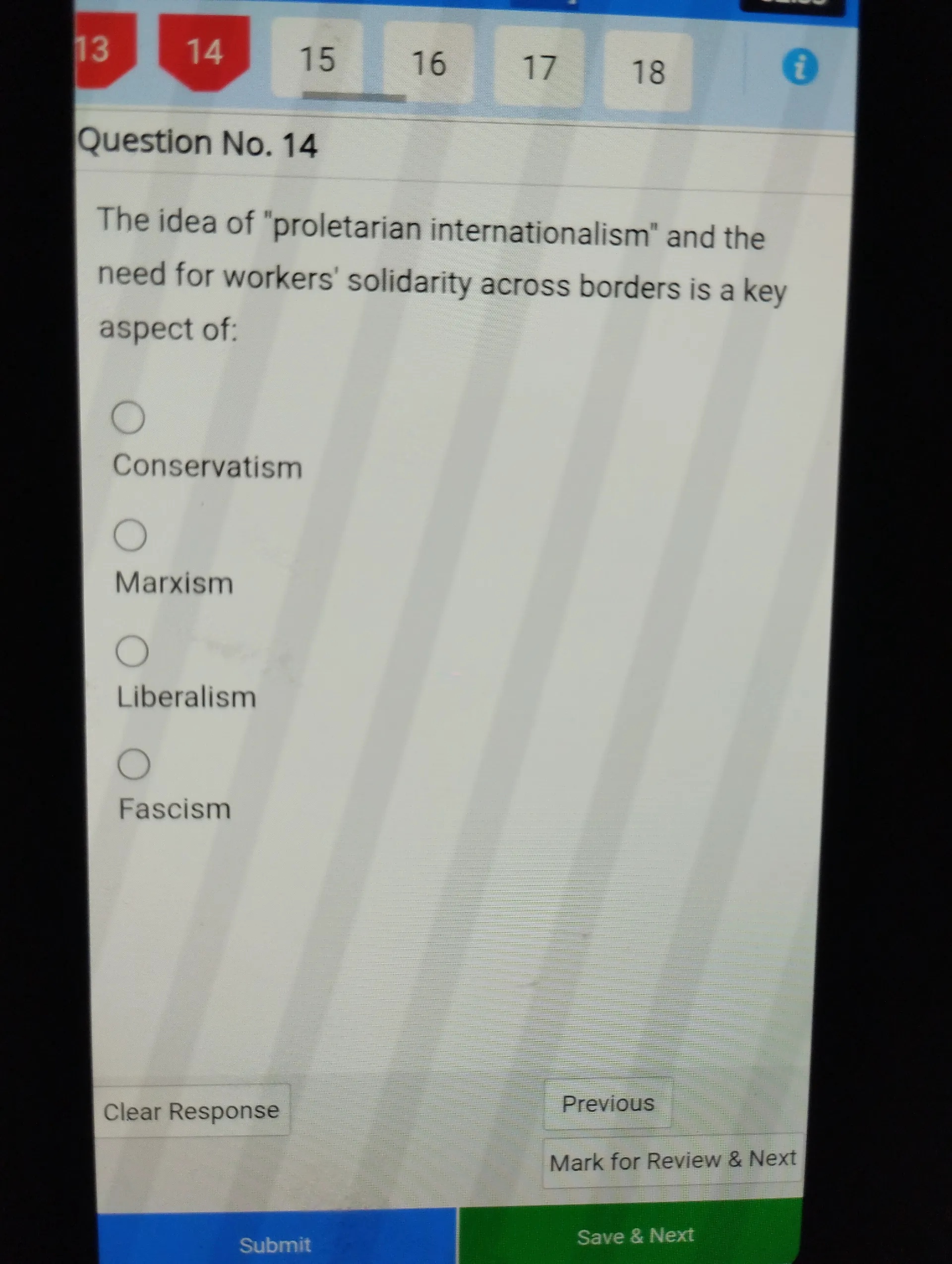 Question No 14 The idea of proletarian | StudyX