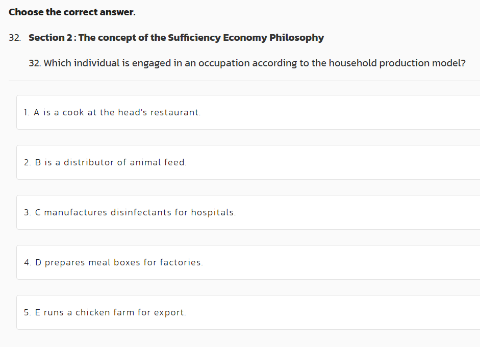 Choose the correct answer 32 Section 2 The | StudyX