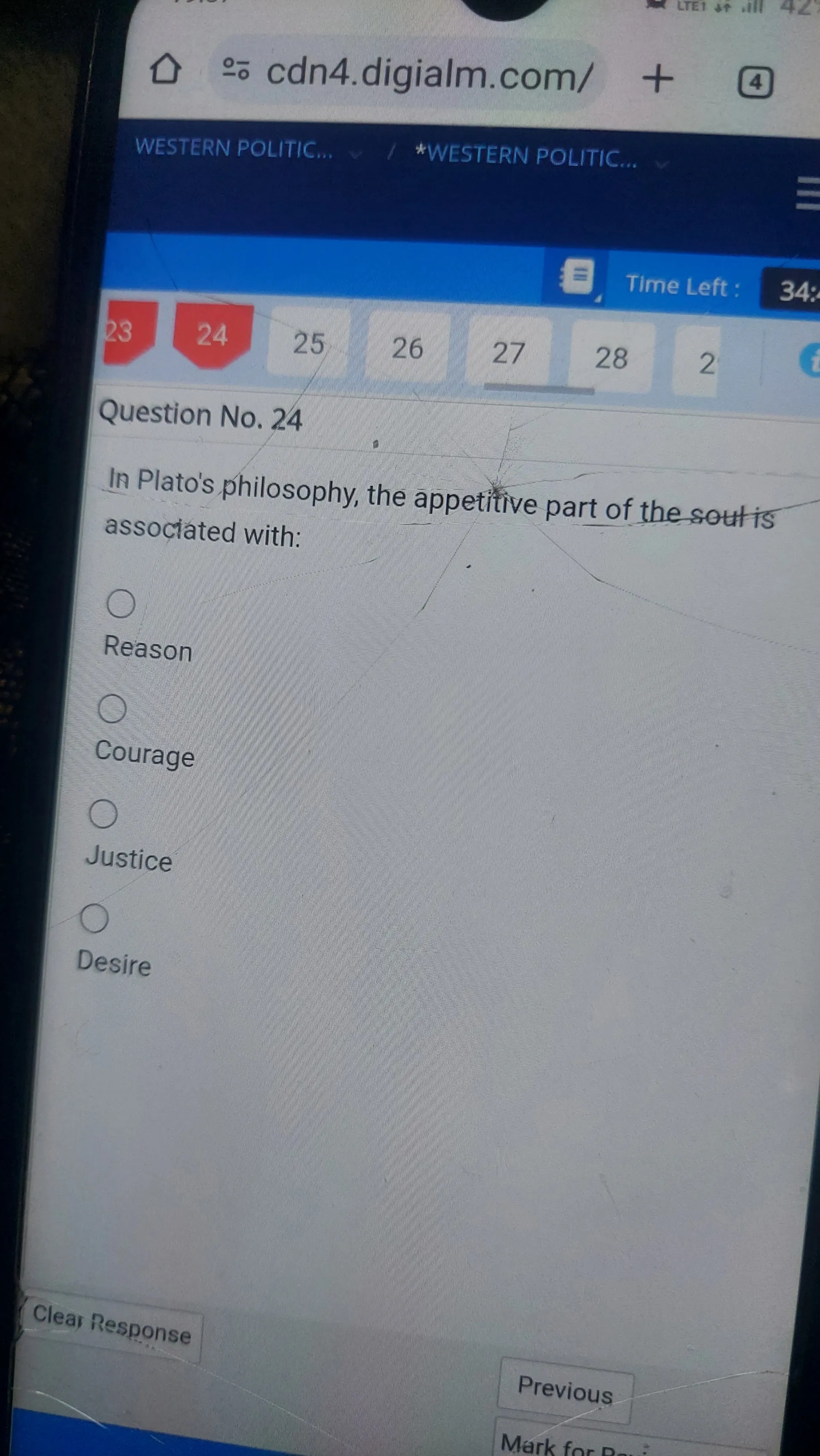 Question No 24 In Platos philosophy the | StudyX