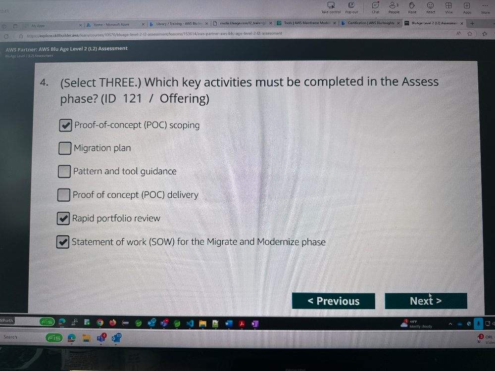 4 (Select THREE) Which key activities must | StudyX
