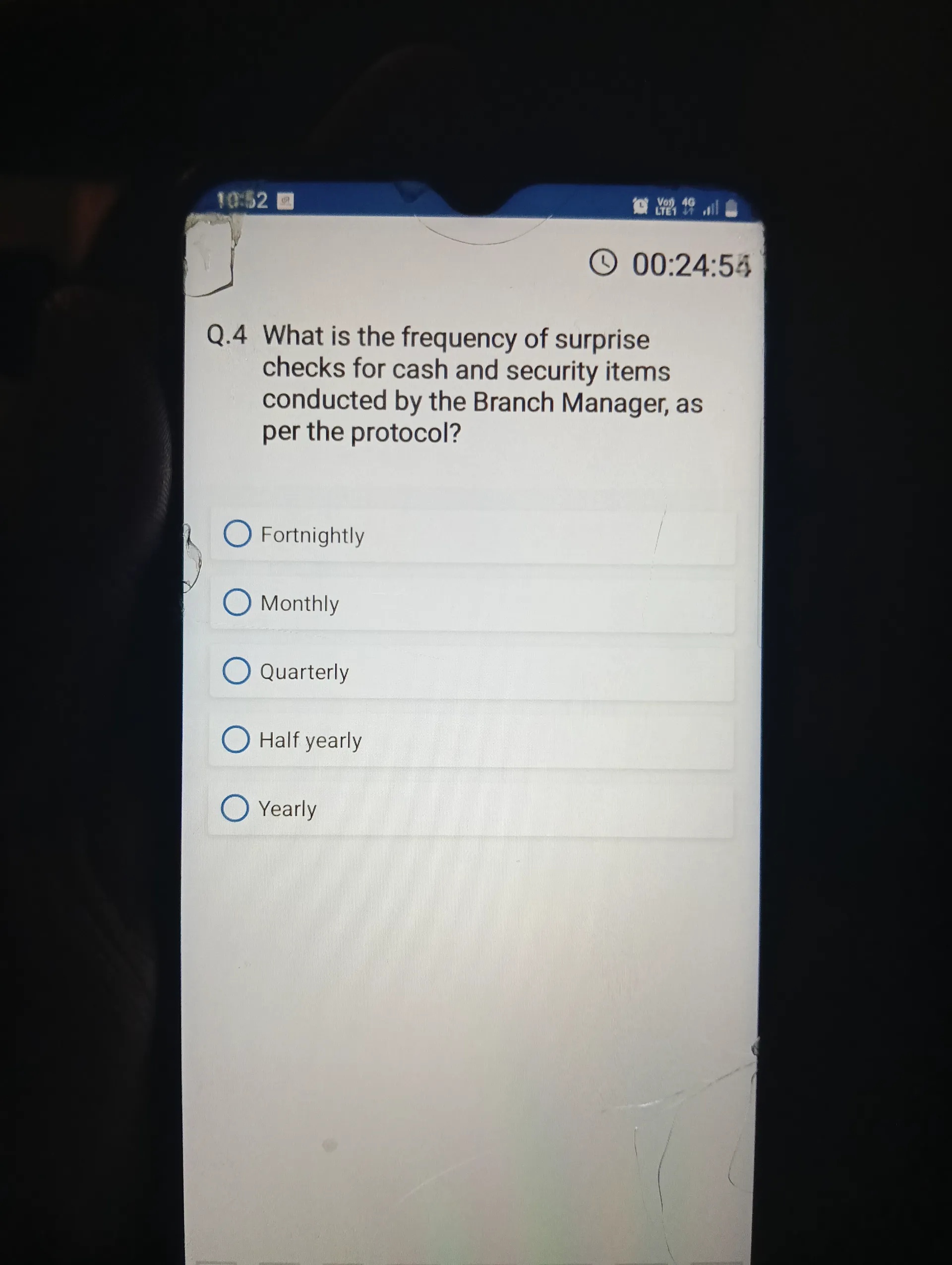 Q4 What is the frequency of surprise checks | StudyX