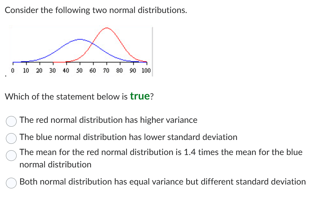 Consider the following two normal | StudyX