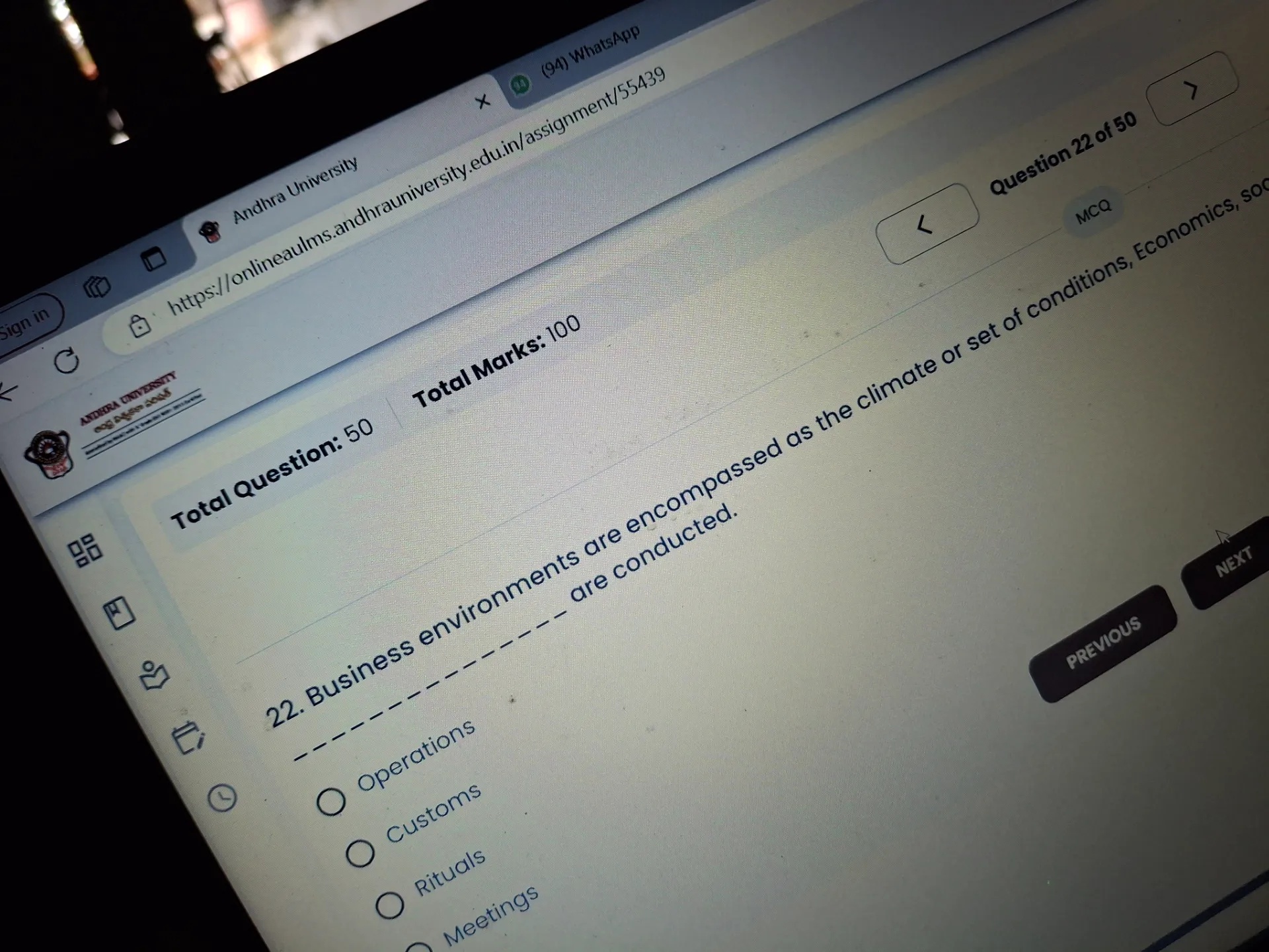 22 Business environments are encompassed as | StudyX