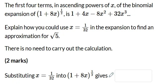 The first four terms in ascending powers of | StudyX