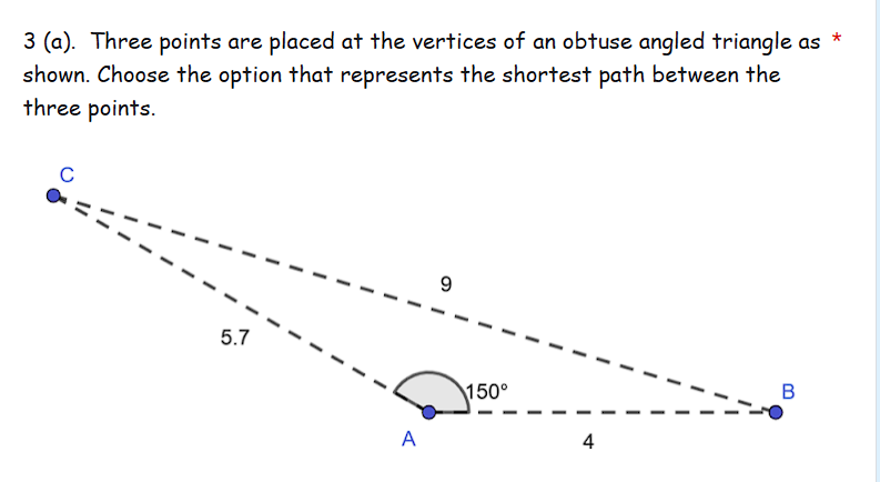 3 (a) Three points are placed at the | StudyX