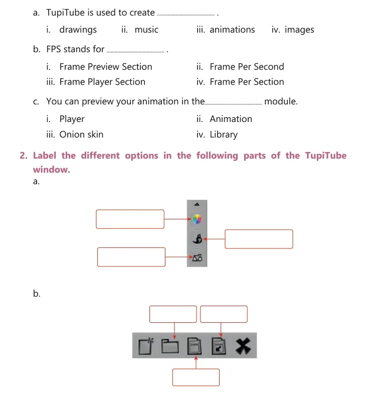 a TupiTube is used to create i drawings ii | StudyX
