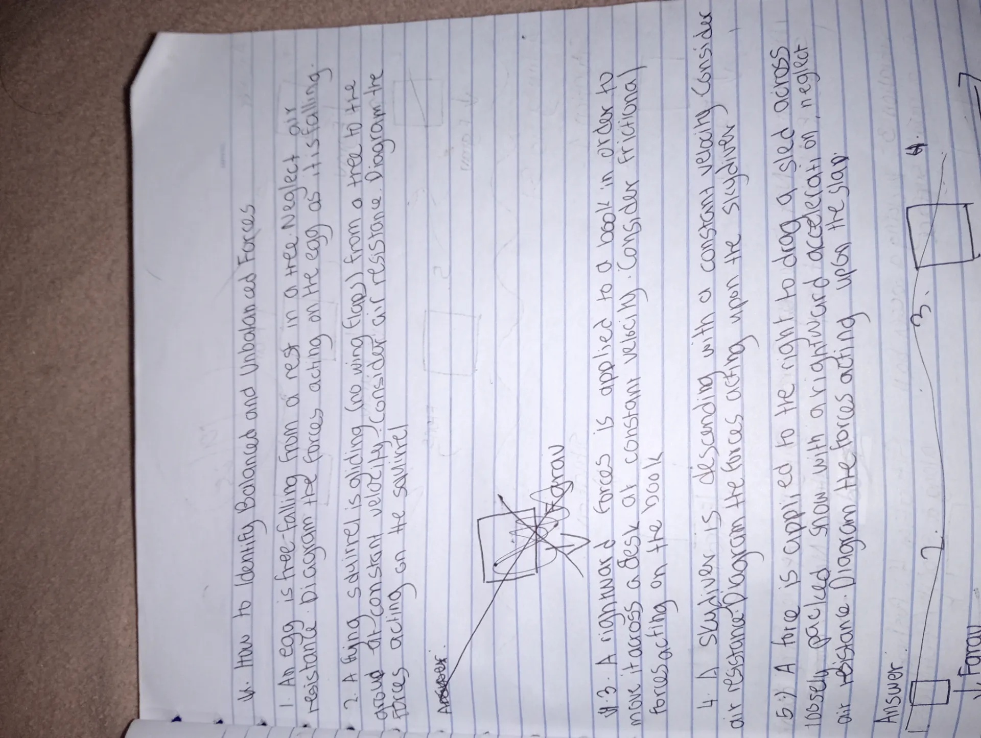 1 An egg is free-falling from a tree Neglect | StudyX