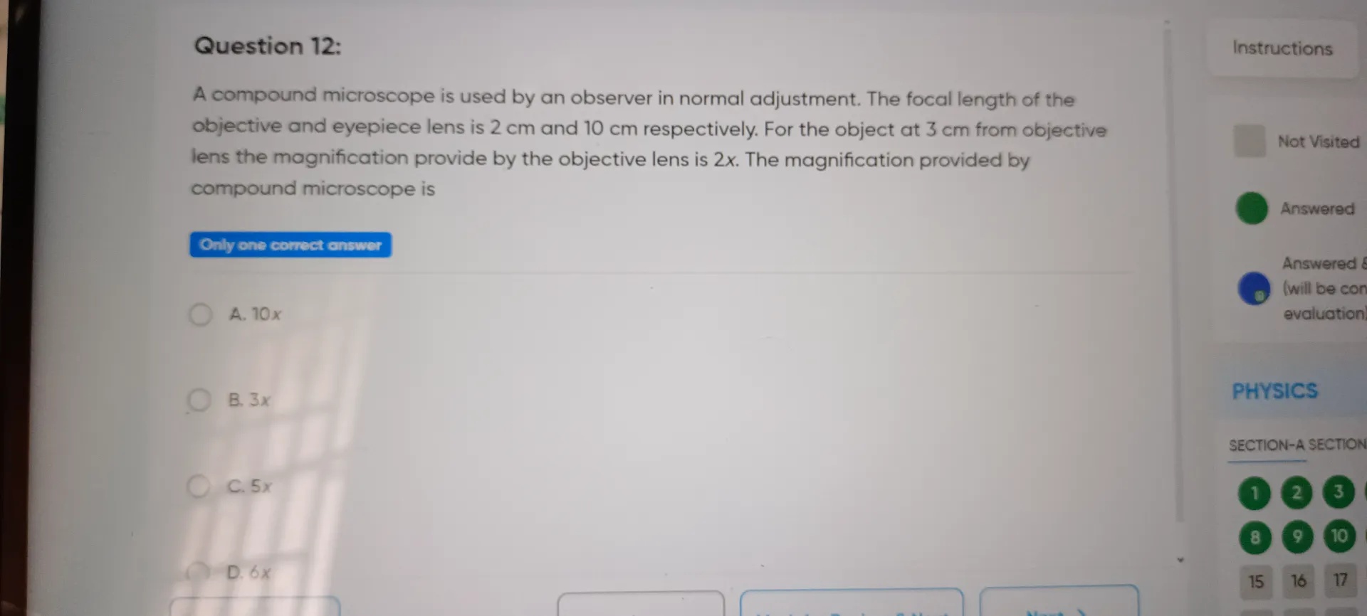 Question 12 A compound microscope is used by | StudyX