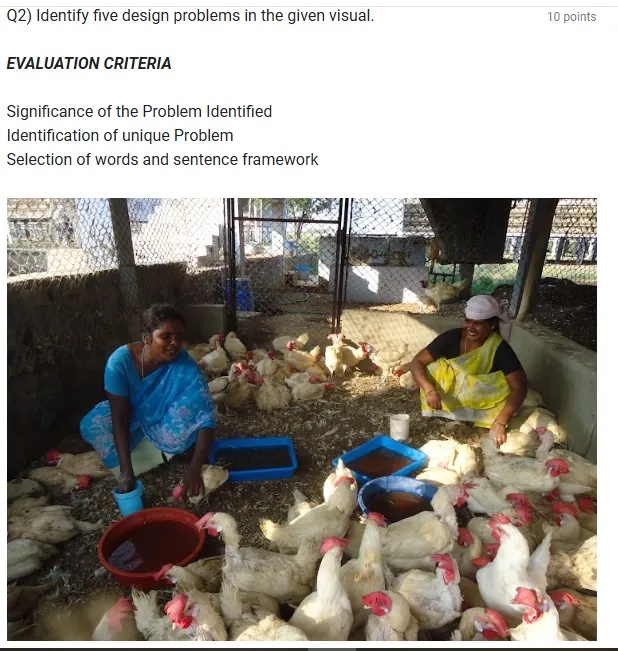 Q2) Identify five design problems in the | StudyX