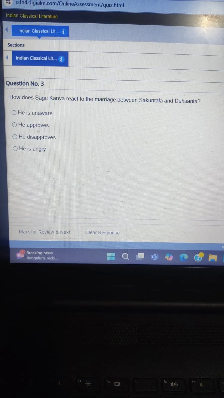 Question No 3 How does Sage Kanva react to | StudyX