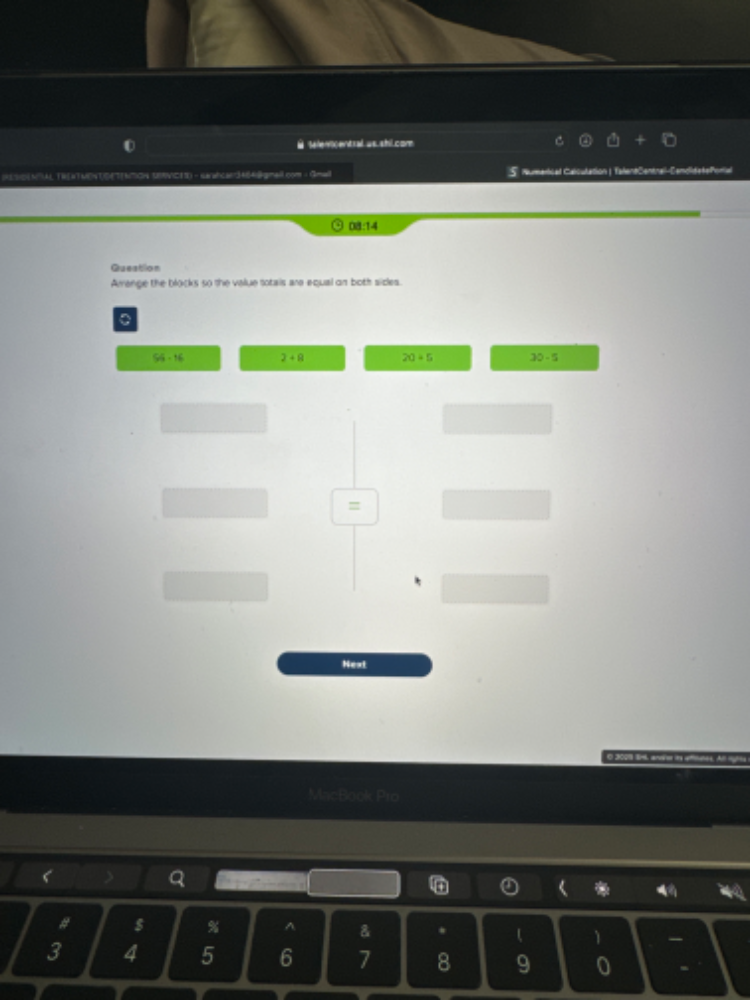 Arrange the blocks so the value totals are | StudyX